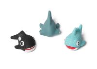 China Rubber Squeaky Dolphin Dog Toy 9cmx7cmx6cm for sale