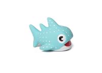 China Rubber Squeaky Dolphin Dog Toy 9cmx7cmx6cm for sale