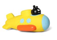 China Nature Latex Squeaky Dog Toys Interactive Driving Car Plane Squeakers 17cmx13cmx10cm for sale
