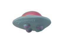 China Rocket Spaceship UFO Airplane Durable Dog Toys Squeaky 6.5cm 2.56 Inch for sale