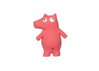 China 12x11cm Long Lasting Durable Rubber Puppy Teething Toys Animal Shape Grinding Teeth for sale
