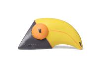 China Soft Indestructible Rubber Squeaky Dog Toys For Aggressive Chewers Triangle Toucan for sale