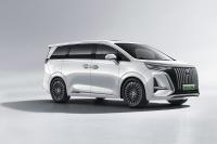 China 180km 7 Seat MPV Electric Car Tengshi D9 970 All Wheel Drive Plug In Hybrid SUV for sale