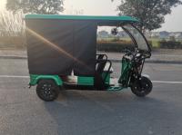 China 1000W Passenger Electric Cargo Tricycle / Three Wheel Electric Tricycle With Roof for sale
