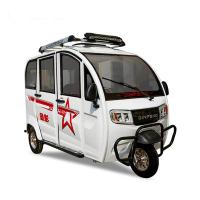 China 3 Wheel Enclosed Electric Cargo Tricycle 650W Mini New Energy 60V For 4 Passenger for sale