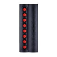 China 8 Way 12V IP66 Waterproof Boat Electrical Switch Panel with Circuit Breaker and Red LED Indicators for sale