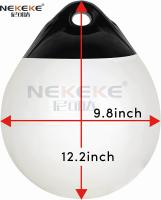 China Weather Resistant Marine Yacht Boat Buoy Bumpers A-Type Inflatable Fender 15-60cm Diameter UV Protection for sale