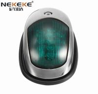 China 12V Marine LED Navigation Lights Red Green Stainless Steel Waterproof 98×55×35mm 2W for sale