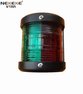 China ABS Plastic Bi-Color Marine Navigation Light 12V 10W with 112.5° Lens for Boats Up to 12 Meters for sale