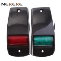 China Custom Black Plastic LED Marine Navigation Lights 2W 12V-24V Starboard Signal Light Pair 135x60x47mm for sale