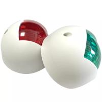 China 1.5W LED Marine Navigation Lights with ABS Plastic Housing 65×40mm 12V-24V Red Green Port Starboard for sale