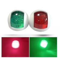 China 1.5W LED Marine Navigation Lights with ABS Plastic Housing 65×40mm 12V-24V Red Green Port Starboard for sale