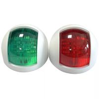 China 1.5W LED Marine Navigation Lights with ABS Plastic Housing 65×40mm 12V-24V Red Green Port Starboard for sale