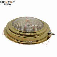 China 4W Golden LED Yacht Navigation Light Waterproof 12V-24V Marine Cabin Light 108×35mm for sale