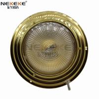 China 4W Golden LED Yacht Navigation Light Waterproof 12V-24V Marine Cabin Light 108×35mm for sale