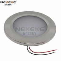 China 12V 24V LED Marine Navigation Light 5W 155mm Waterproof Stainless Steel Yacht Cabin Ceiling Light for sale