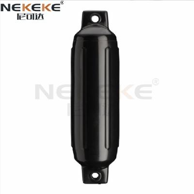 China NEKEKE G Series PVC Marine Fender Dock Bumper 110×400mm to 400×980mm Black Boat Protection for sale