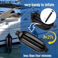 China NEKEKE G Series PVC Marine Fender Dock Bumper 110×400mm to 400×980mm Black Boat Protection for sale