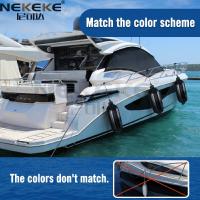 China NEKEKE G Series PVC Marine Fender Dock Bumper 110×400mm to 400×980mm Black Boat Protection for sale