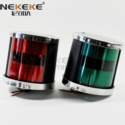 China 5W Stainless Steel LED Navigation Light for Boats 12V-24V with 90×92mm Size and 112.6° Beam Angle for sale