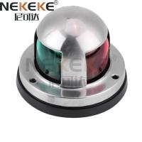 China Stainless Steel 12V Bi Color Marine Navigation Lights LED Signal Light 61×45mm IP65 Waterproof for sale