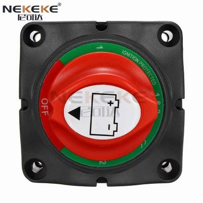 China ABS Plastic 200A 12V-48V Isolator Switch with 1-2-Both-Off Operation for Marine RV Battery Systems for sale