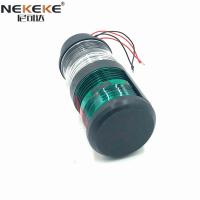China 12V Marine LED Navigation Light with Red Green White Colors - 10W Tungsten Bulb, 212mm Height for Boats for sale