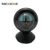 China Black Marine Compass Inclinometer Level Meter 3.4cm Dial 55mm Vehicle Tool for Slope Measurement for sale