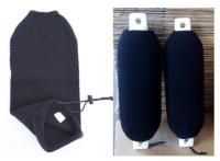 China G Type Acrylic Boat Fender Cover Black Color 11-40cm to 40-98cm Sizes Marine Protection for sale