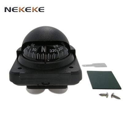 China Marine Compass with 3.6cm Digital Dial for Navigation - ABS Construction 57×57×58mm Dashboard Mount for sale
