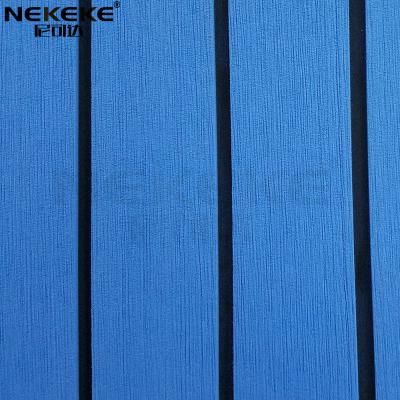 China EVA Deck Flooring Striped Marine Anti Slip Mat 6mm Thick 90x240cm 120x240cm Waterproof Durable for sale