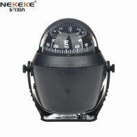 China ABS Marine Digital Dashboard Compass 102×94×37mm with 12V Backlight and Magnetic Declination Adjustment for sale