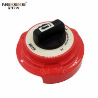 China ON OFF Marine Battery Isolator Switch 32V 300A Waterproof Red ABS Copper 130x74mm for sale