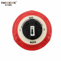 China ON OFF Marine Battery Isolator Switch 32V 300A Waterproof Red ABS Copper 130x74mm for sale