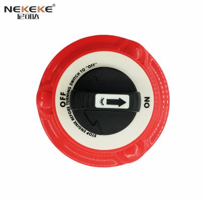 China ON OFF Marine Battery Isolator Switch 32V 300A Waterproof Red ABS Copper 130x74mm for sale