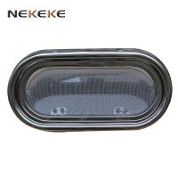 China 316L Stainless Steel Marine Portholes 150x345mm to 250x560mm with 10mm Tempered Glass for Boat Hulls 6-36mm for sale