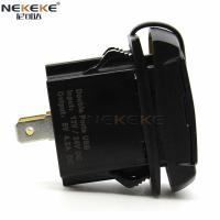 China Waterproof 4.2A Dual USB Power Socket with LED Voltmeter - 12V/24V Input IP65 Rated for Marine & Automotive Use for sale