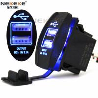 China Dual USB Charger Power Socket 3.1A IP65 Waterproof for Marine Automotive Applications for sale