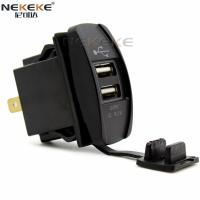 China Dual USB Charger Power Socket 3.1A IP65 Waterproof for Marine Automotive Applications for sale