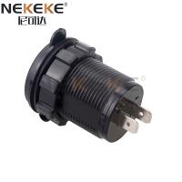 China Waterproof 12V 24V QC3.0 Power Socket with Dual 18W USB Ports and IP66 Rating for Marine Vehicles for sale