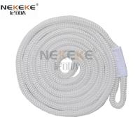 China PP Braided Marine Rope 1.5m Black White - Floating Polypropylene Mooring Line for Yacht Fenders for sale