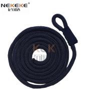 China PP Braided Marine Rope 1.5m Black White - Floating Polypropylene Mooring Line for Yacht Fenders for sale