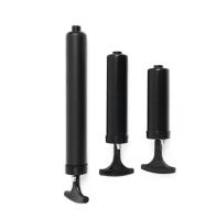 China Black PVC Manual Air Pump for Marine Buoys 24-37cm Portable Hand Pump for Yacht Fenders for sale