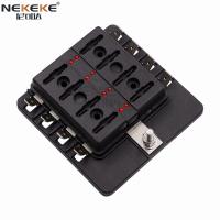 China 6-Way Marine Fuse Box with LED Indicators - 30A per Circuit, 32V DC Rating, Vibration Resistant Design for sale