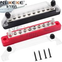 China Marine Bus Bar Terminal Block 300V AC 150A DC with Waterproof Cover for Auto Yacht Power Distribution for sale