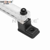 China 6P 150A Marine Power Bus Bar Copper Nickel Distribution Block with M4/M6 Studs and Waterproof Cover for sale