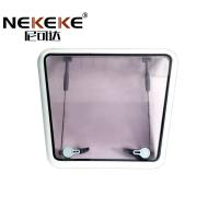 China Aluminum Acrylic Trapezoidal Marine Hatch 20mm Thickness Custom Sizes 685x562mm to 755x623mm for sale
