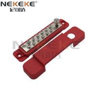 China 150A Marine Power Distribution Bus Bar with 32 Terminals, 300V AC/48V DC Voltage Rating for Boats and Solar Systems for sale