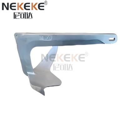 China 316 Stainless Steel Bruce Anchor 5-30KG Marine Grade with Galvanized Options for Boats and Yachts for sale