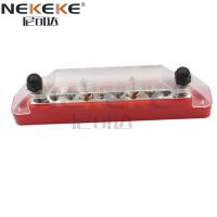 China M6 Terminal Studs Marine Bus Bar - 10 Way Power Distribution Block with 130A AC / 150A DC Capacity and PA66 Base for sale